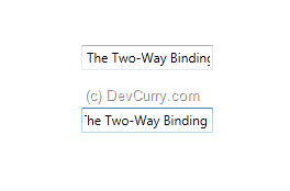 WPF: Two way TextBox Binding